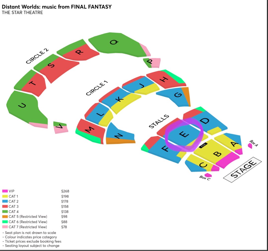 Distant Worlds: music from FINAL FANTASY cat 2 single ticket, Tickets & Vouchers, Event Tickets ...