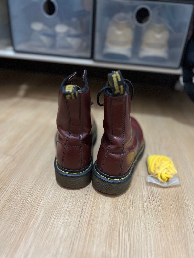 Doc Marten’s 1460 - Cherry Red, Women's Fashion, Footwear, Boots on ...