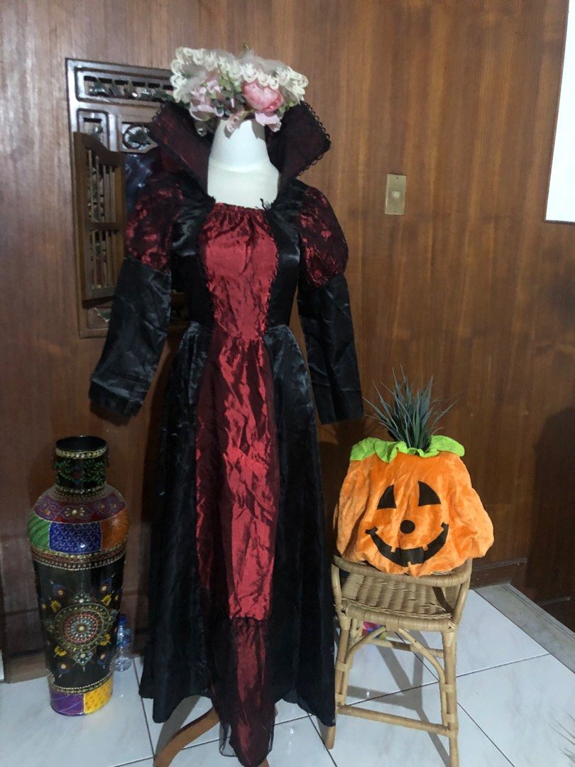 Dress Dracula kostum, Fesyen Wanita, Pakaian Wanita, Gaun & Rok di ...