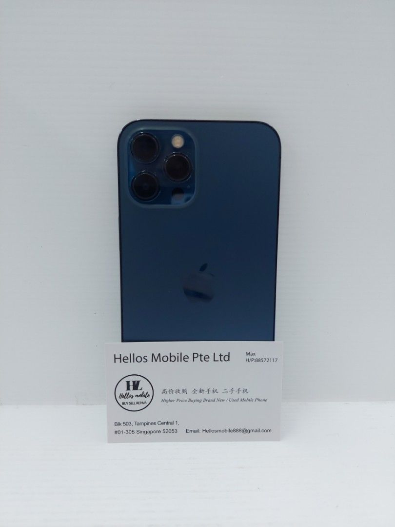 [Dual Sim] Iphone 12 Pro Max 256GB Blue (Used), Mobile Phones & Gadgets ...