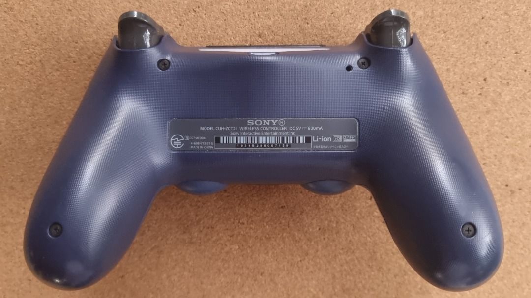 DualShock 4 Midnight Blue (w/ box, original), Video Gaming, Video Game ...
