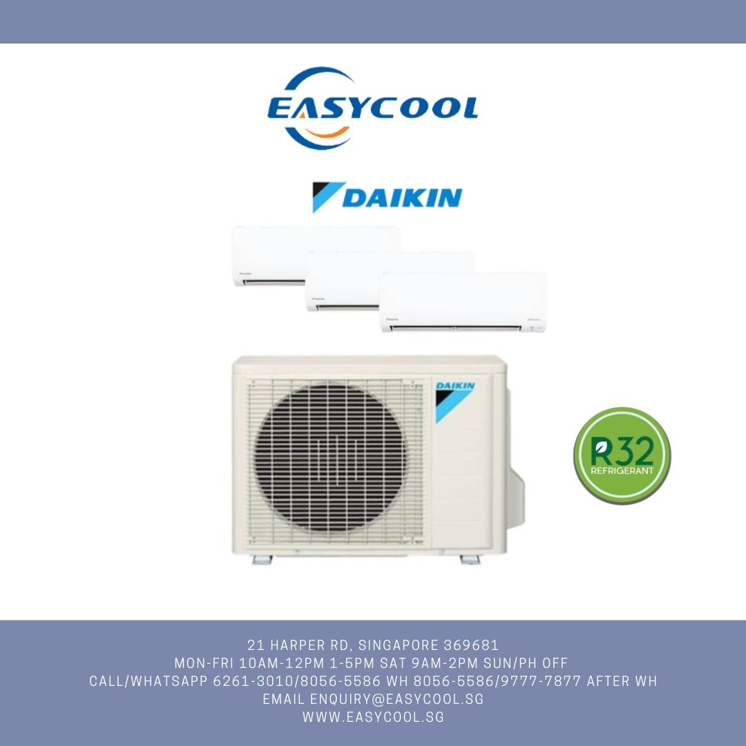 Daikin System 1/2/3/4/5 R32 Installation/Replacement [EASYCOOL] , Home ...