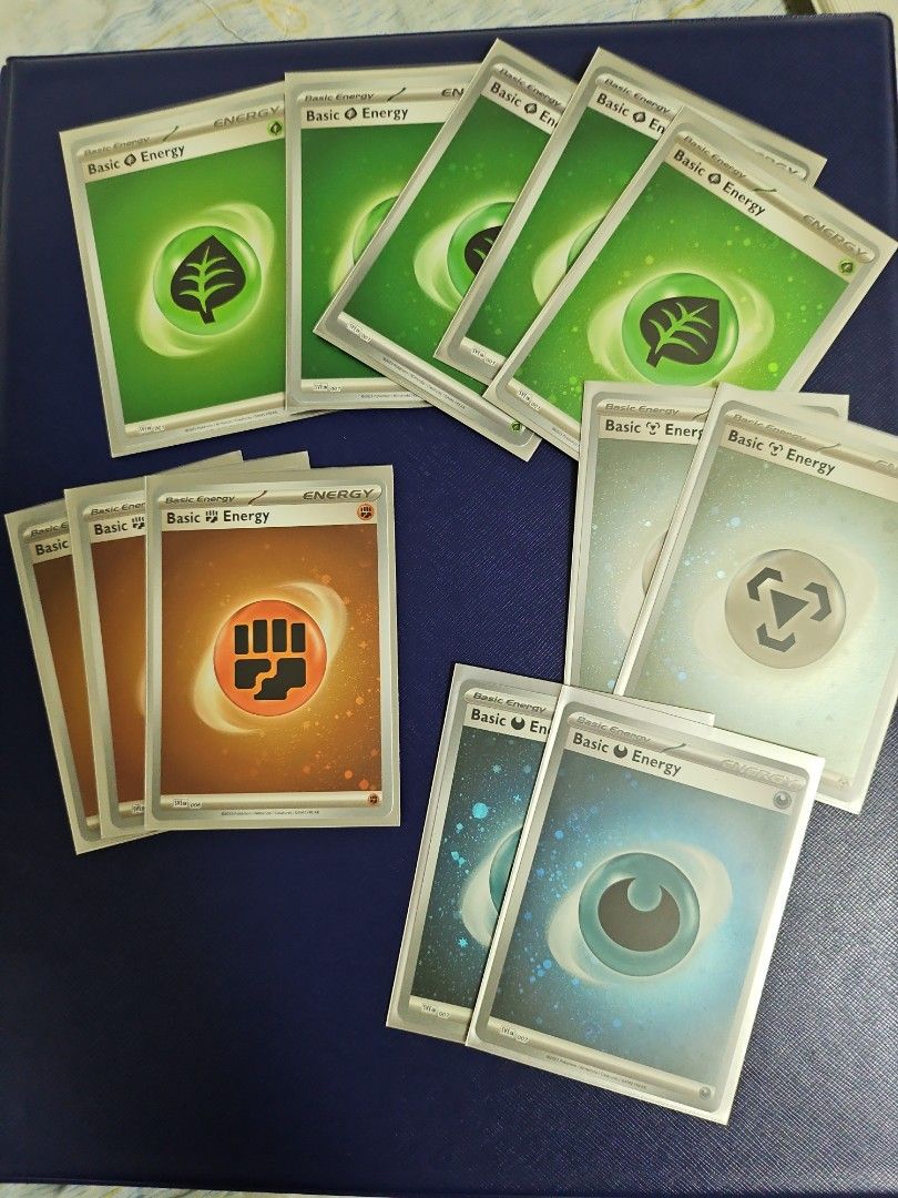 Energy Cards (Holo 151) Grass/Fight/Metal/Dark, Hobbies & Toys, Toys ...