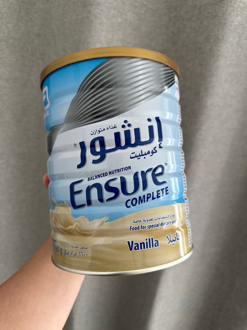 Ensure Complete Powdered Milk 1600g, Health & Nutrition, Health ...