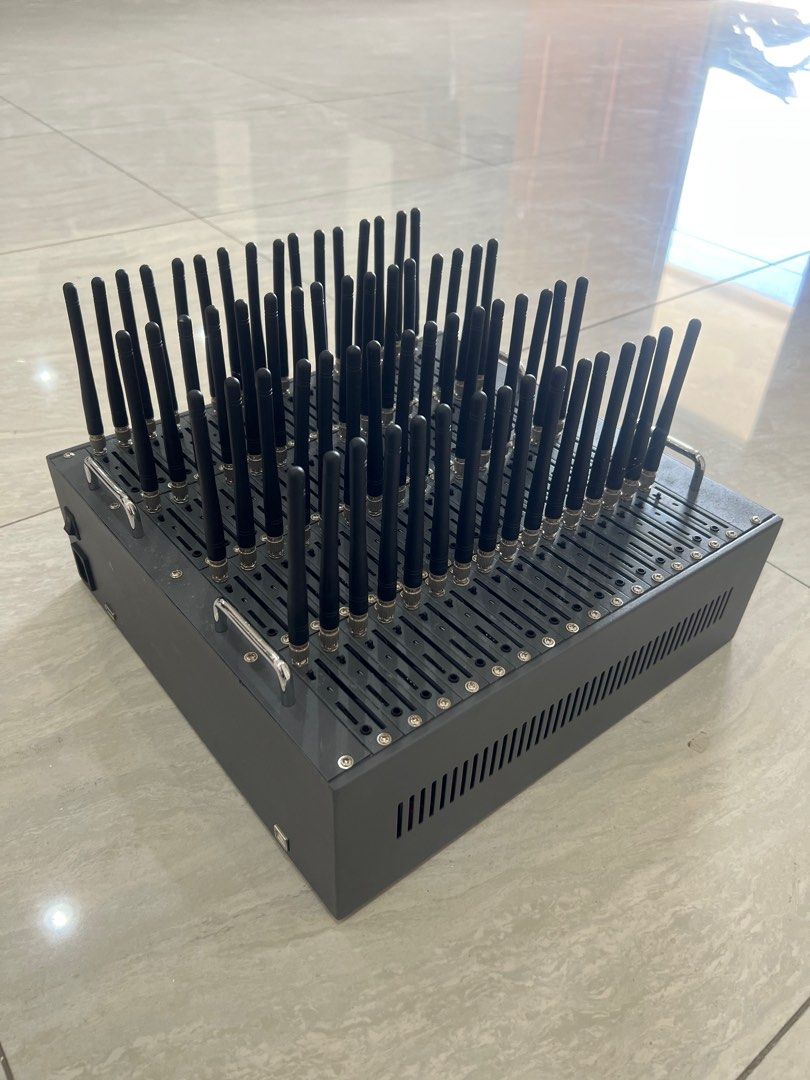 Entire World 2g Gsm Modem 64 Sim Card Usb 64 Ports Modem Pool Bulk Sms ...