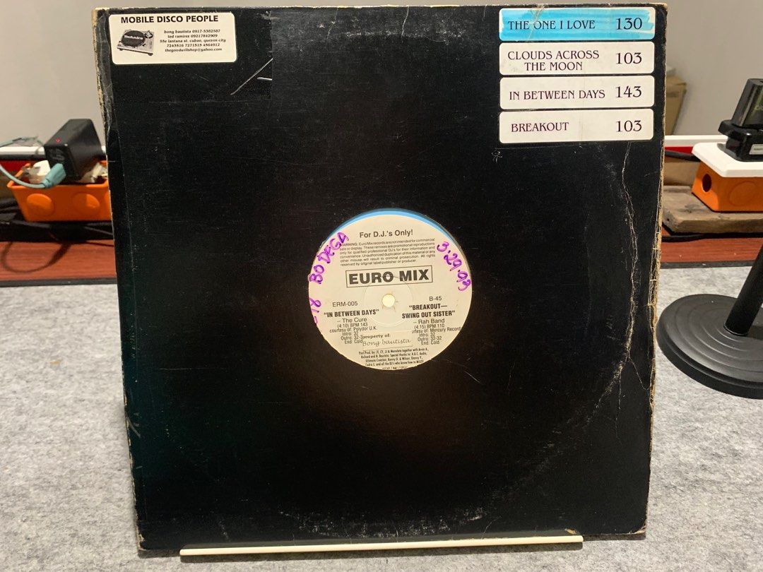Euromix Remix 12" Vinyl Record Limited Edition, Hobbies & Toys, Music ...