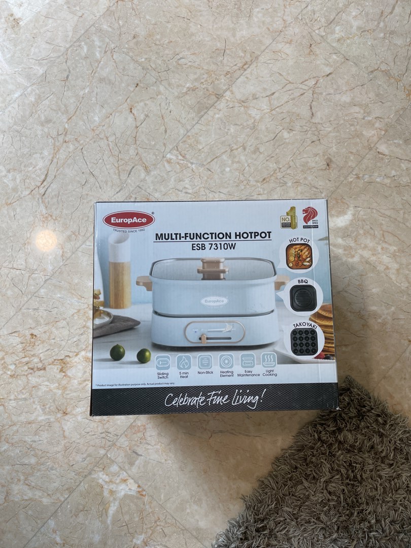 EuropAce 3L Multi-Function Hotpot, Furniture & Home Living, Kitchenware ...