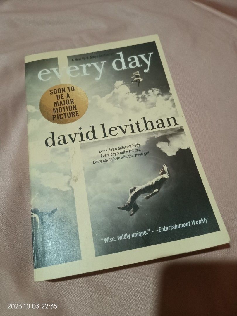 Everyday by David Levithan, Hobbies & Toys, Books & Magazines, Fiction ...