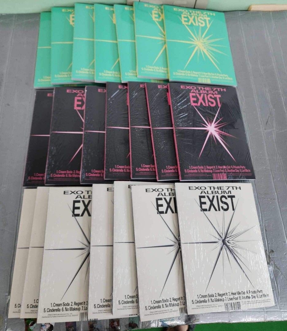 exo exist albums all photobook versions set, Hobbies & Toys ...
