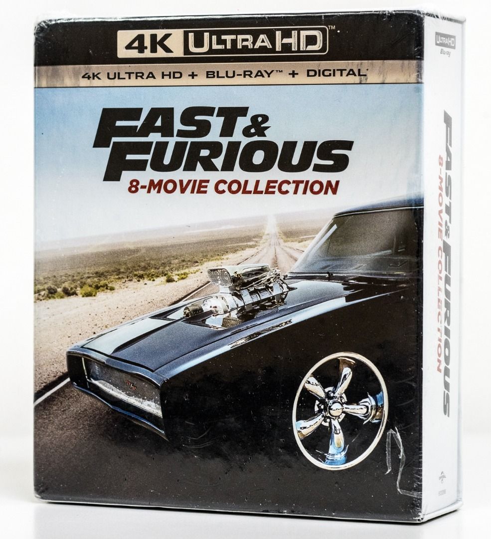 Fast & Furious 8-Movie Collection 4K Blu-ray, Hobbies & Toys, Music ...