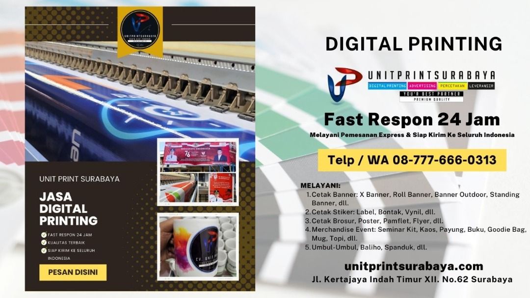 FAST RESPON 24 JAM, WA 08-777-666-0313 Digital Printing 24 Jam ...