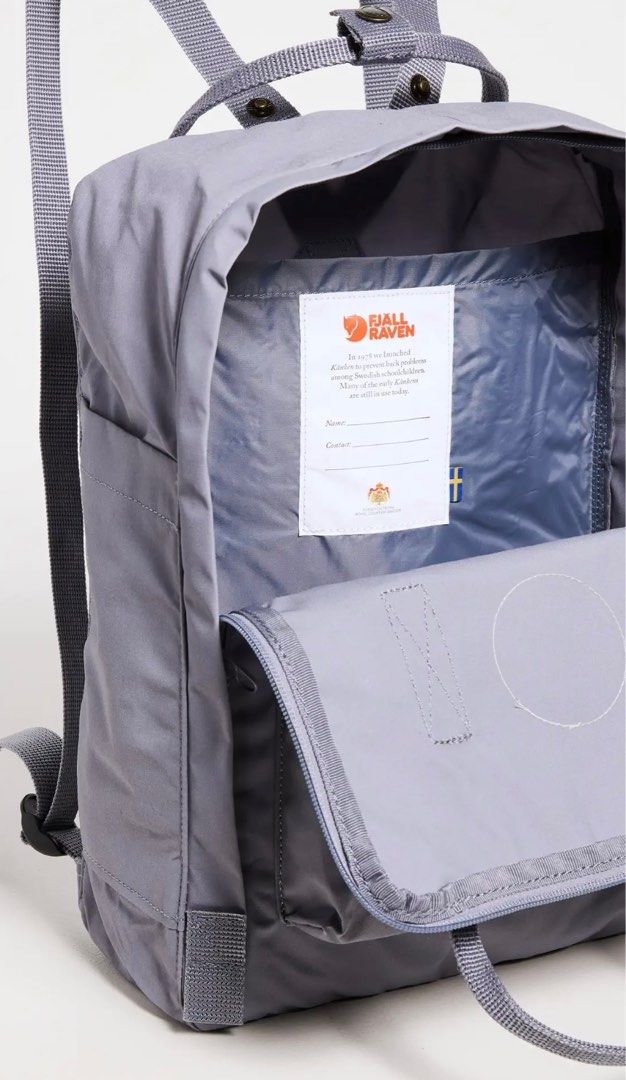 Fjallraven Kanken grey backpack, Women's Fashion, Bags & Wallets ...