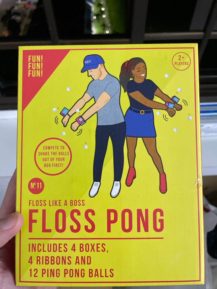 Floss Pong Game, Hobbies & Toys, Toys & Games on Carousell