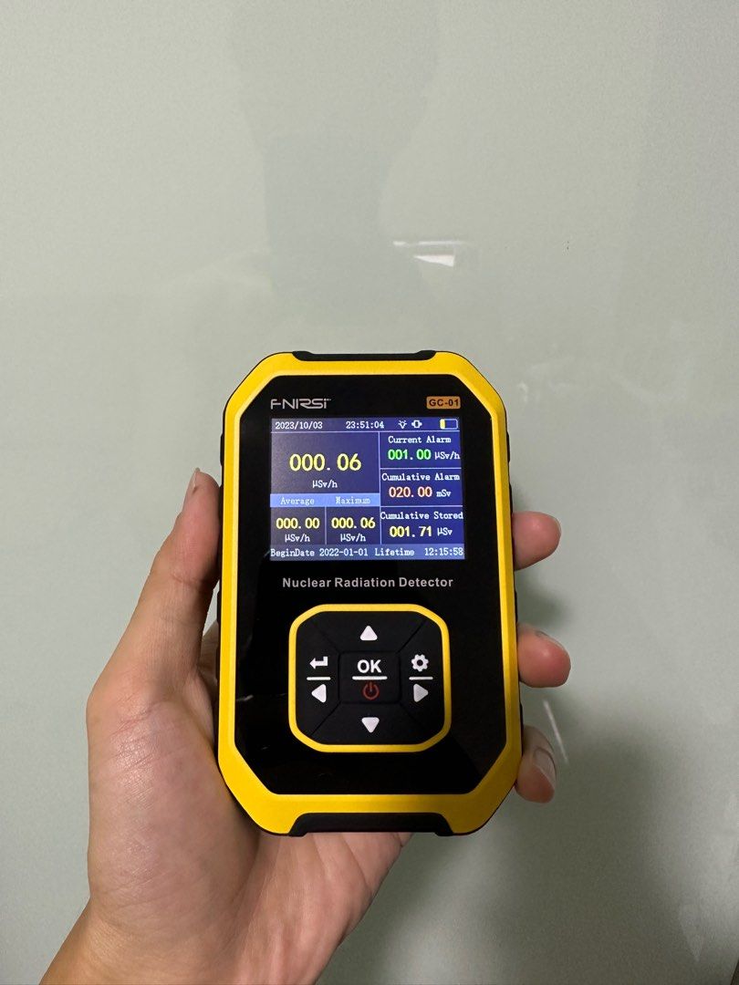 FNIRSI Geiger Counter Nuclear Radiantion Detector, Furniture & Home ...