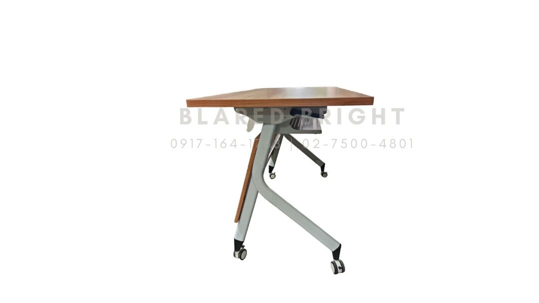 Folding Table with Caster Wheels | Office Furniture Partition ...