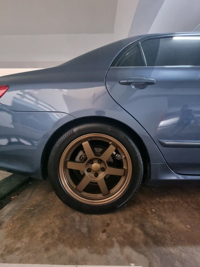 For sale: Toyota Altis 2008 OEM Volks Rims+tyres & aftermarket ...