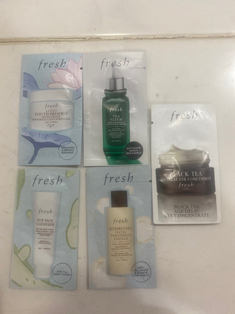 Fresh Samples, Beauty & Personal Care, Face, Face Care on Carousell