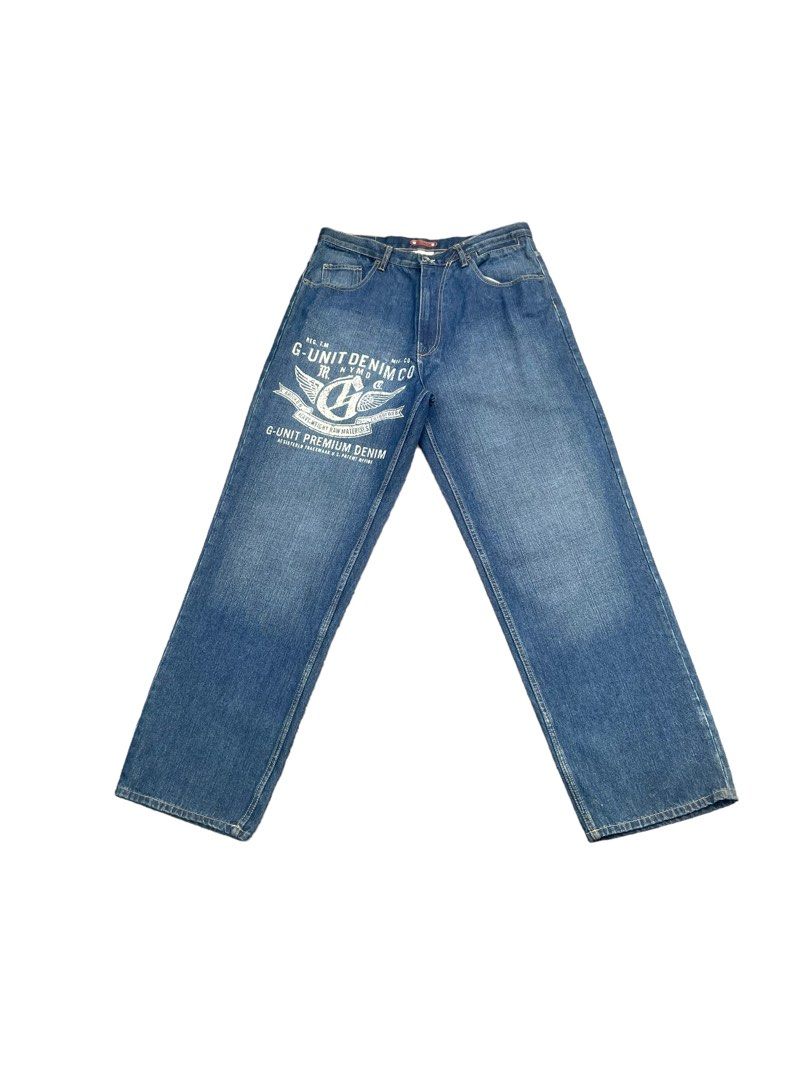 G Unit Baggy Denim, Men's Fashion, Bottoms, Jeans on Carousell