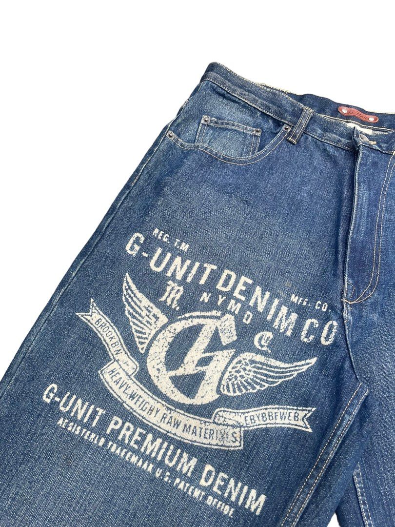 G Unit Baggy Denim, Men's Fashion, Bottoms, Jeans on Carousell