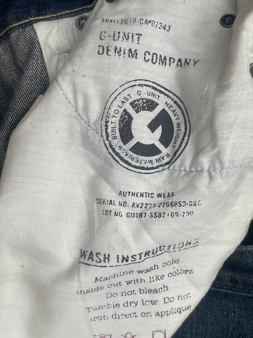 G Unit Baggy Denim, Men's Fashion, Bottoms, Jeans on Carousell