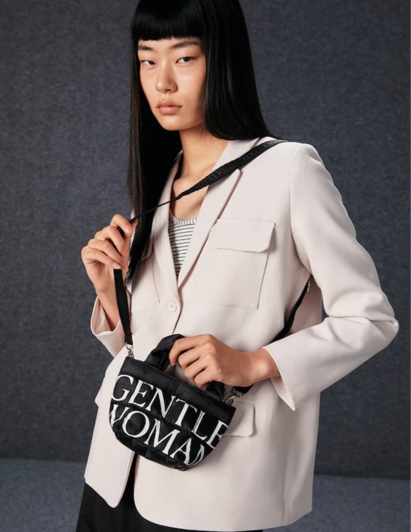 Gentlewoman micro puffer with sling, Women's Fashion, Bags & Wallets ...