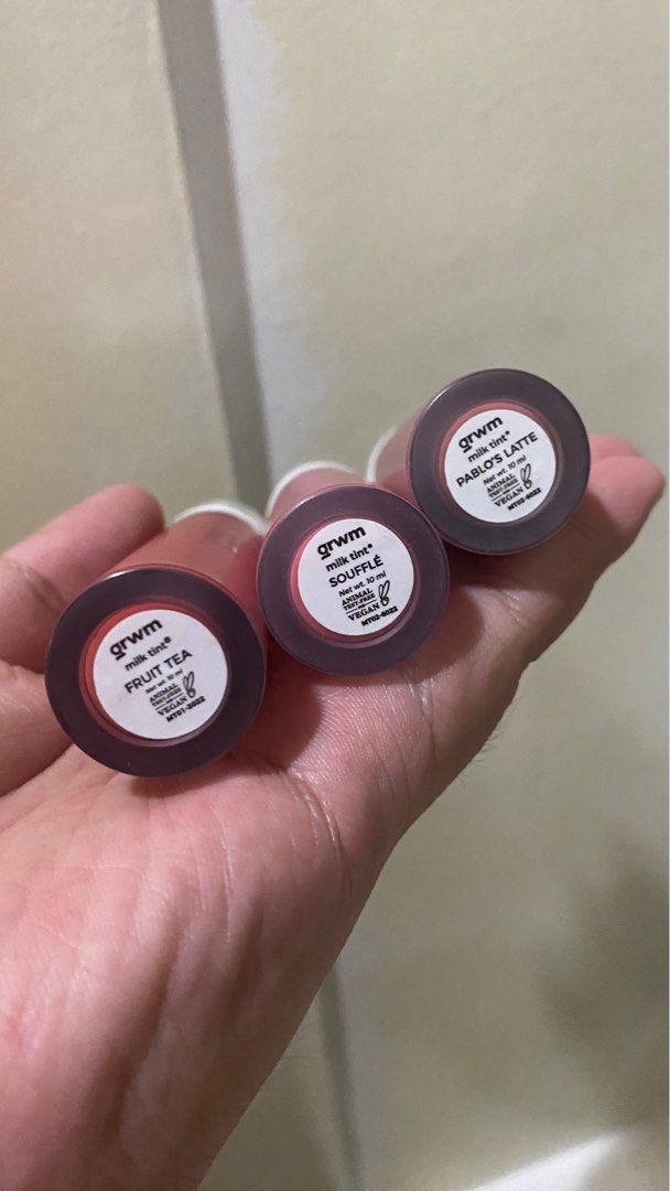 GRWM Milktint Souffle and Fruit Tea preloved, Beauty & Personal Care ...