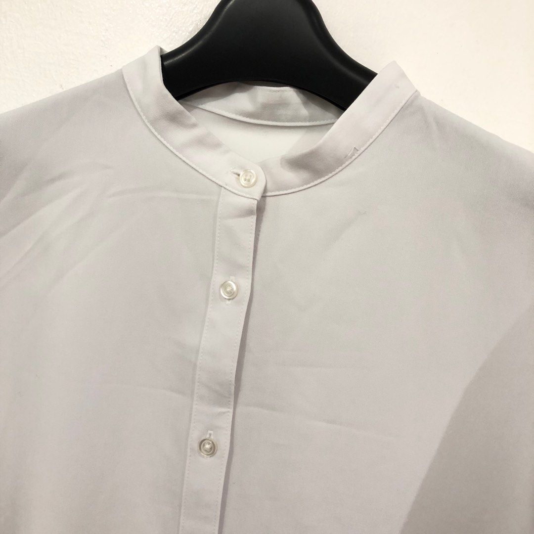 GU by Uniqlo Womens Oversized Long Tops, Women's Fashion, Tops ...