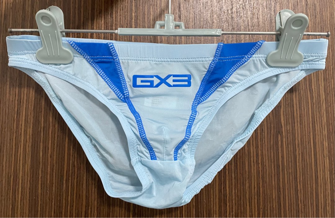 GX3 Splash Sheer Bikini, Light Blue, Men's Fashion, Bottoms, New Underwear on Carousell
