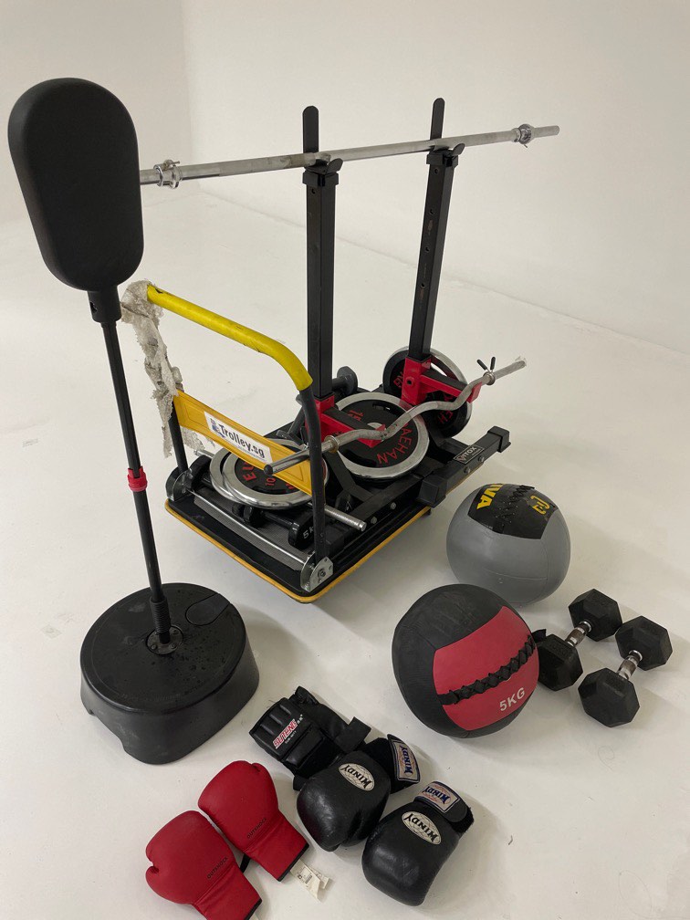Gym/Boxing/Weights Equipment, Sports Equipment, Exercise & Fitness ...