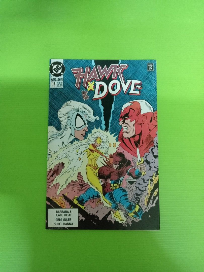 Hawk & Dove #16 ( Greg Guler - Cover Art ) DC Copper Age, Hobbies ...