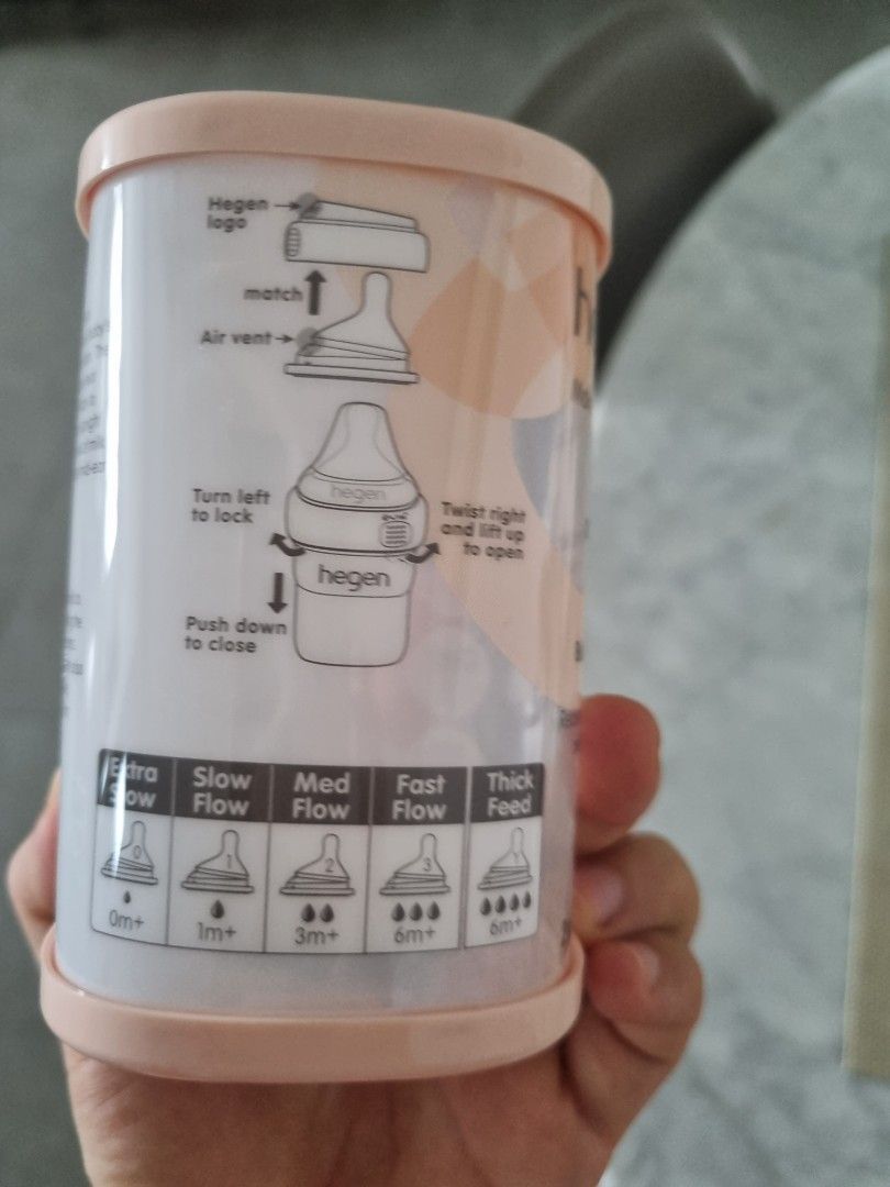HEGEN EXTRA SLOW FLOW TEATS 0+, Babies & Kids, Nursing & Feeding ...