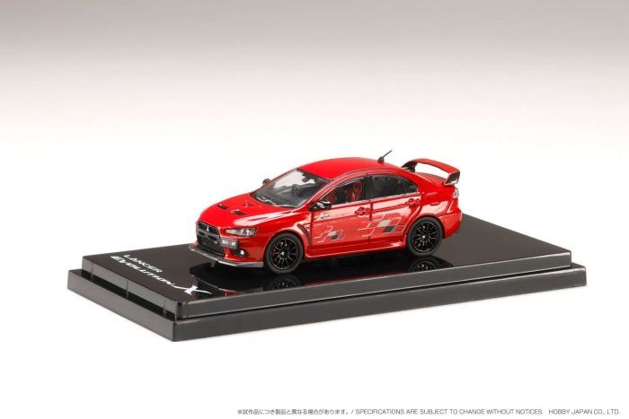 HobbyJapan - Mitsubishi Lancer Evolution X Ralliart Red Metallic ($2 ...