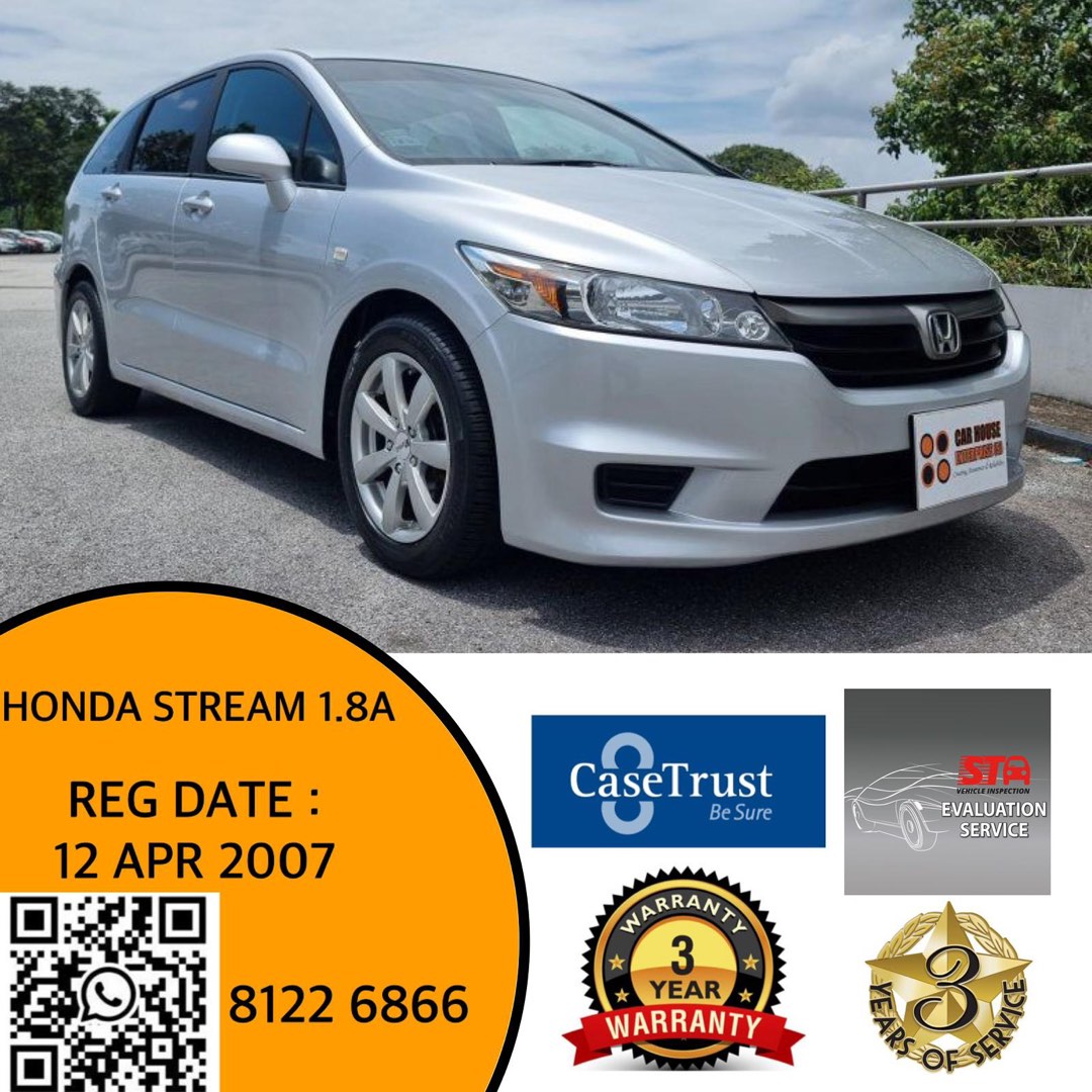 Honda Stream 1.8 (A), Cars, Used Cars on Carousell