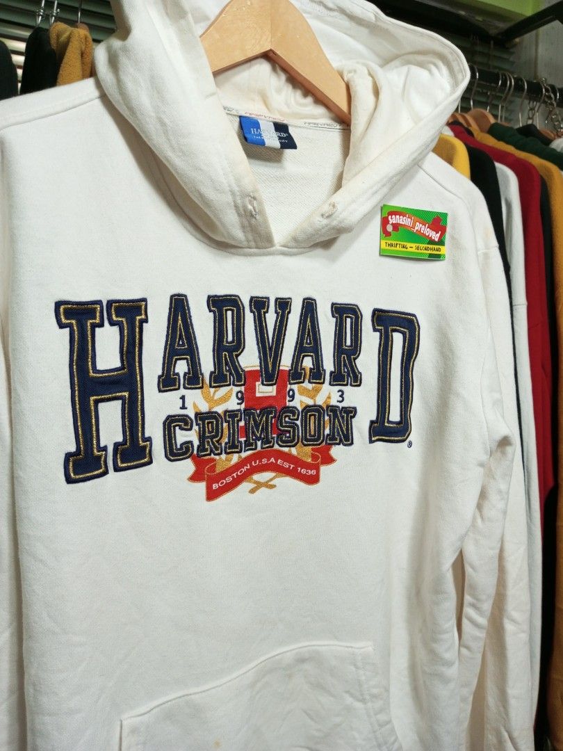 Hoodie Harvard Official tag, Fesyen Pria, Pakaian , Baju Luaran di ...