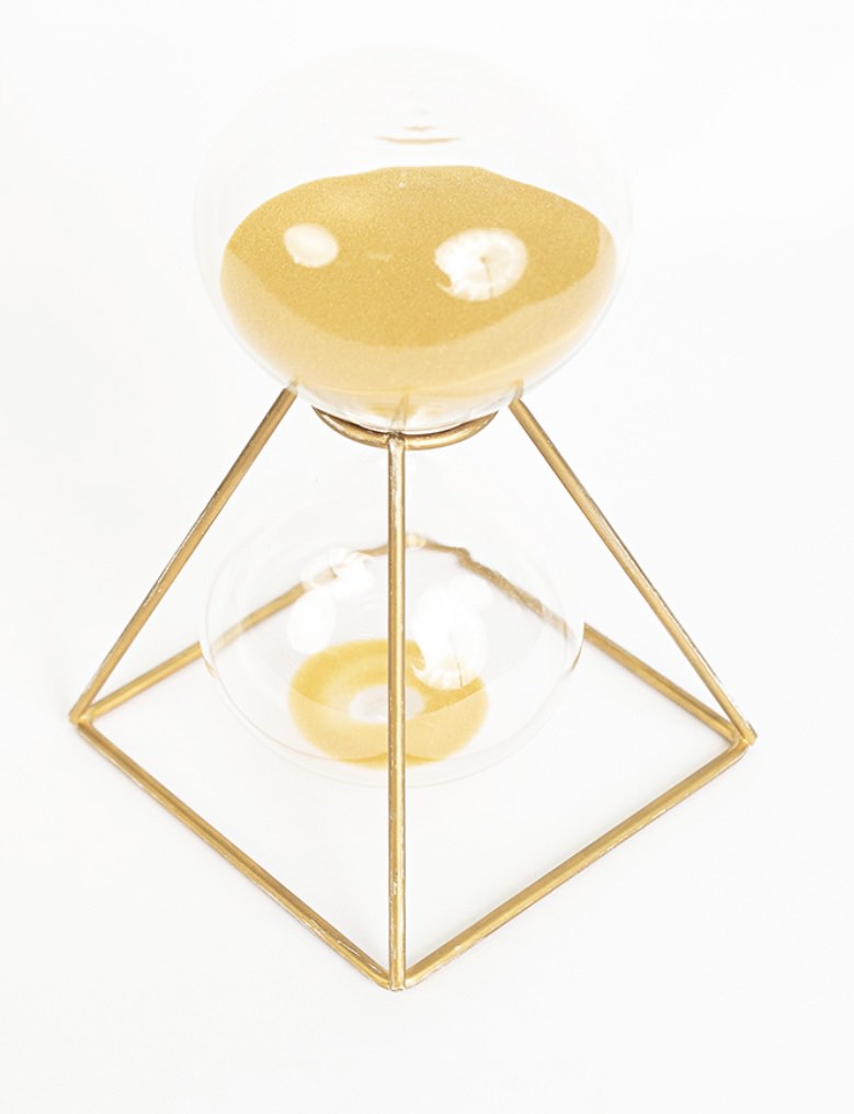 Hooga Golden Hour Glass Sand Timer, Furniture & Home Living, Home Decor ...