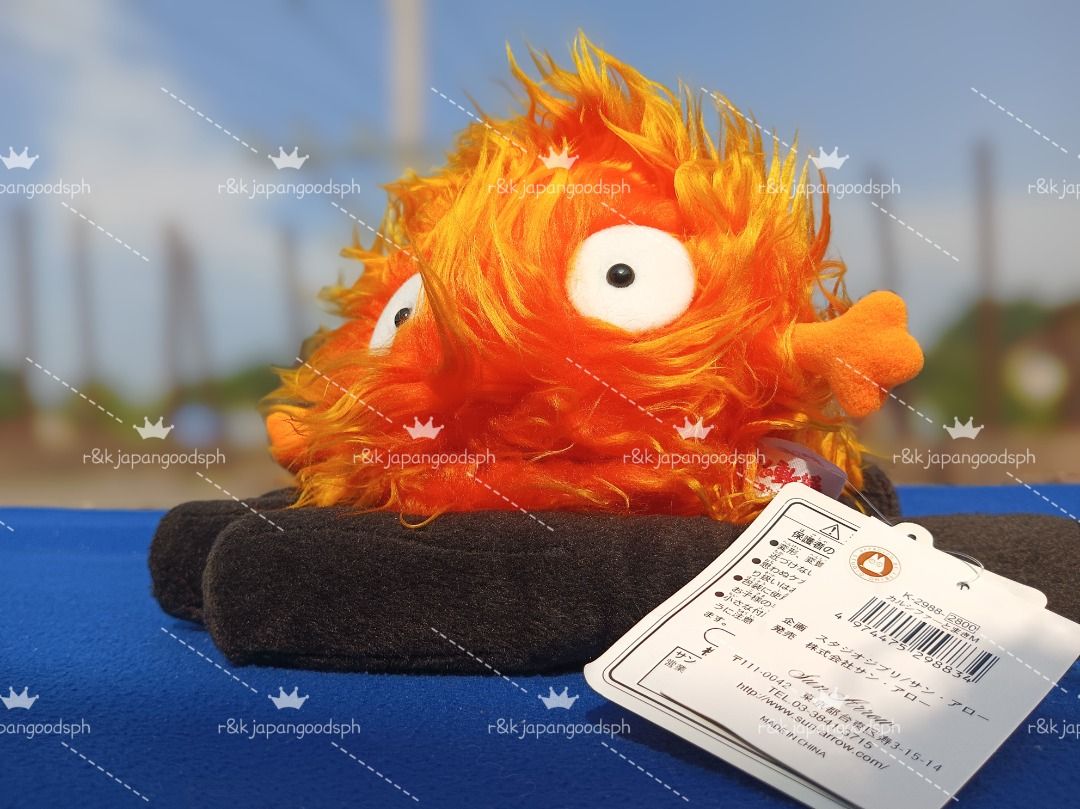 Howl's Moving Castle Calcifer Stuffed Toy Plush, Hobbies & Toys, Toys ...