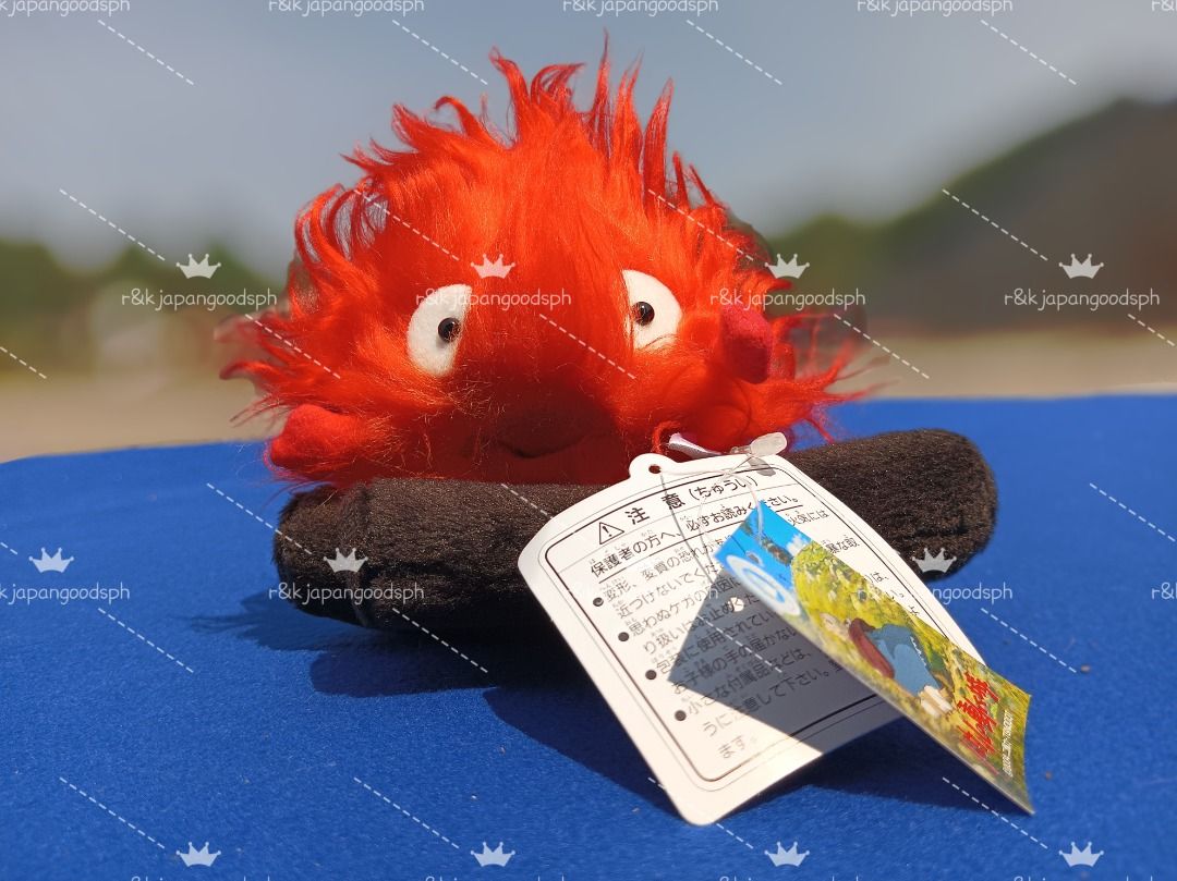 Howl's Moving Castle Calcifer Stuffed Toy Plush, Hobbies & Toys, Toys ...