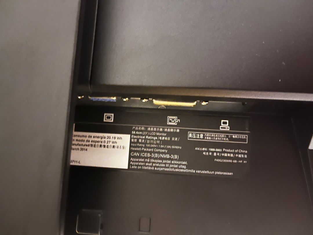 HP elite display E231 Monitor, Computers & Tech, Office & Business ...