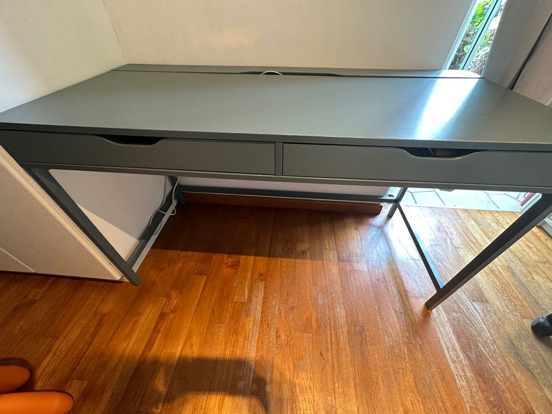 IKEA Study Table, Furniture & Home Living, Furniture, Tables & Sets on ...