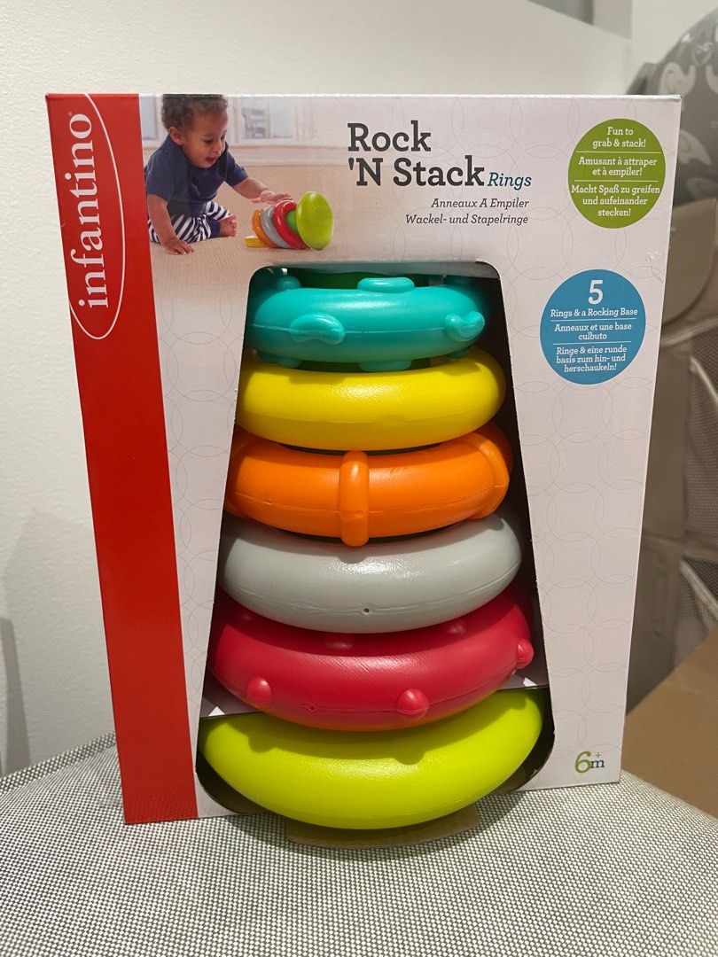 Infantino Rock ‘N Stack, Babies & Kids, Infant Playtime on Carousell