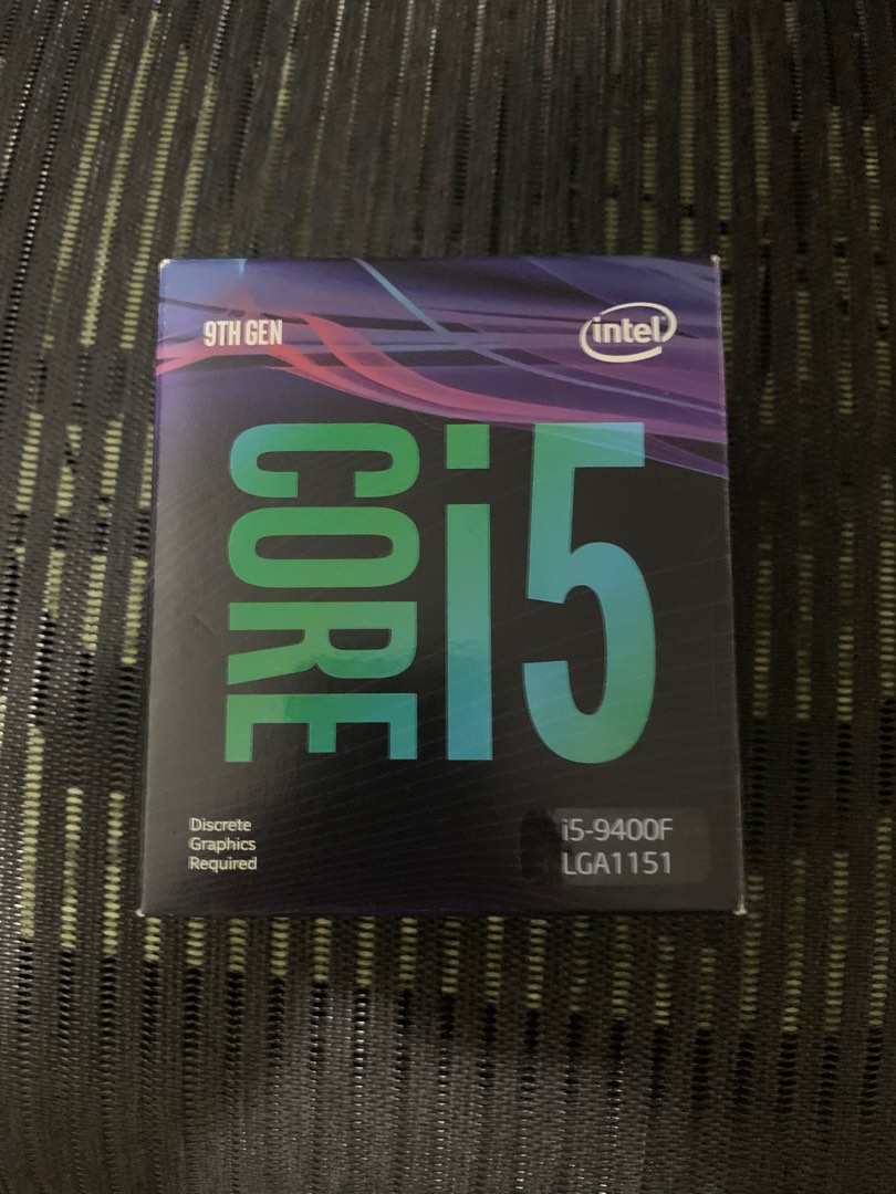 Intel 9th gen i5-9400f cpu, Computers & Tech, Parts & Accessories ...