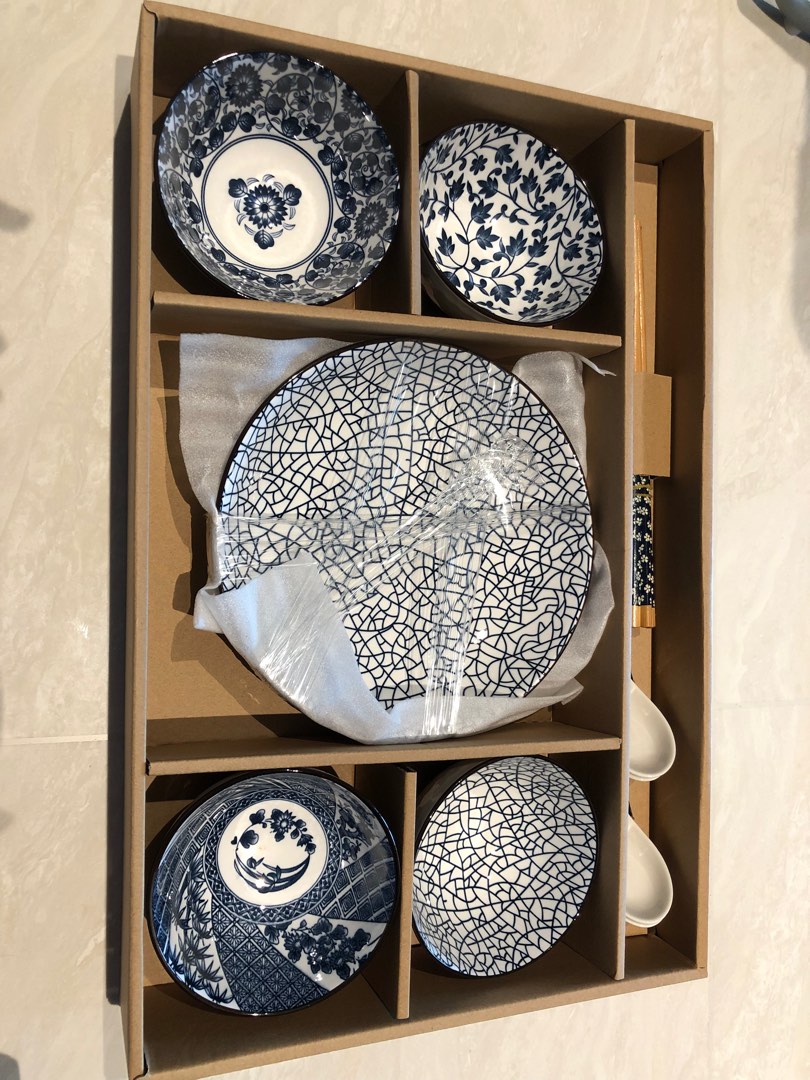 Japanese design ceramic dinnerware set, Furniture & Home Living ...