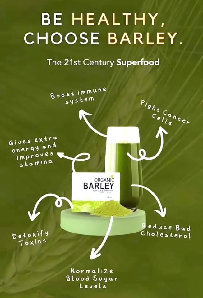 JC Organic Barley Juice from New Zealand, Health & Nutrition, Health ...