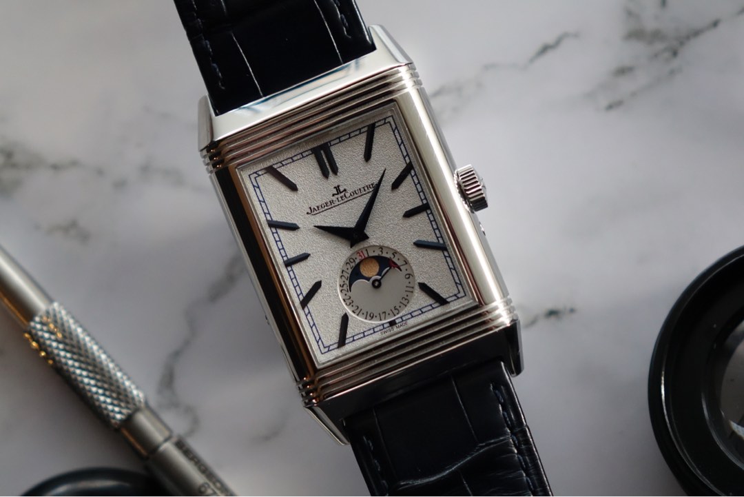 JLC Tribute Moon Duoface Q3958420 dual time full calendar, Luxury ...