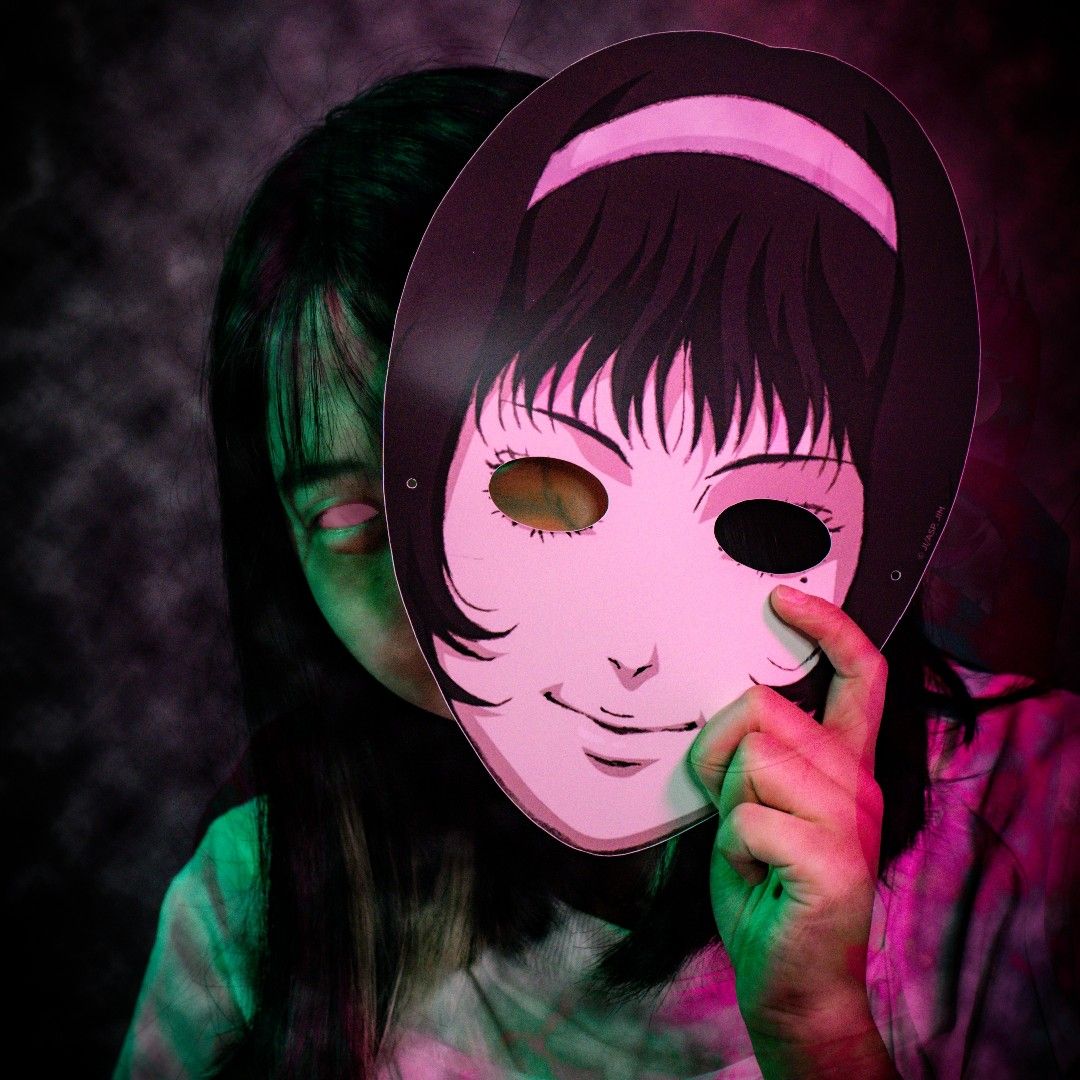 Junji Ito Collection Mask - Tomie, Hobbies & Toys, Collectibles ...
