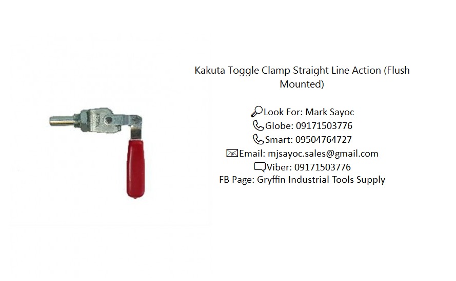 Kakuta Toggle Clamp Straight Line Action (Flush Mounted), Commercial ...
