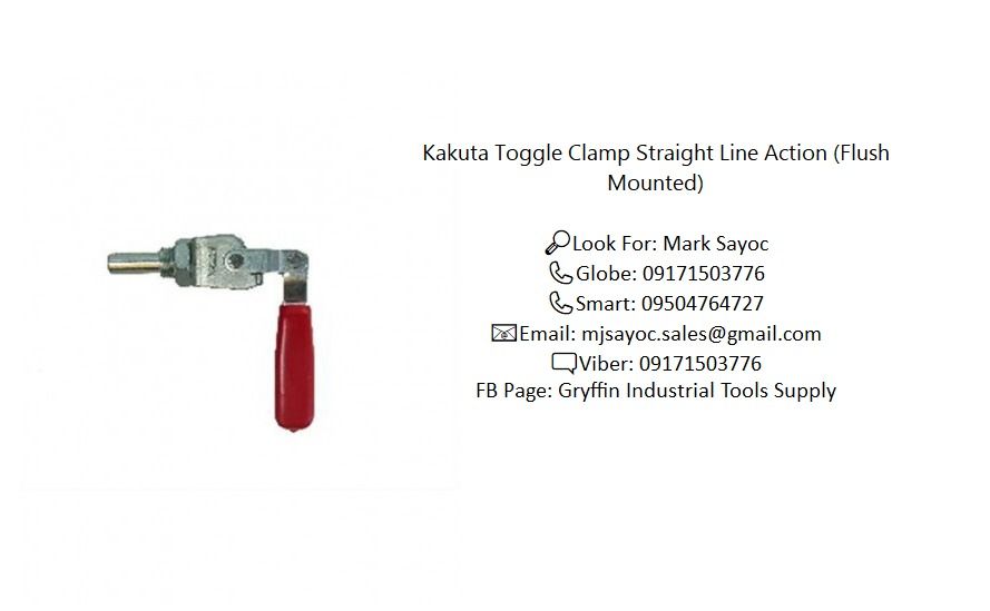 Kakuta Toggle Clamp Straight Line Action (Flush Mounted), Commercial ...