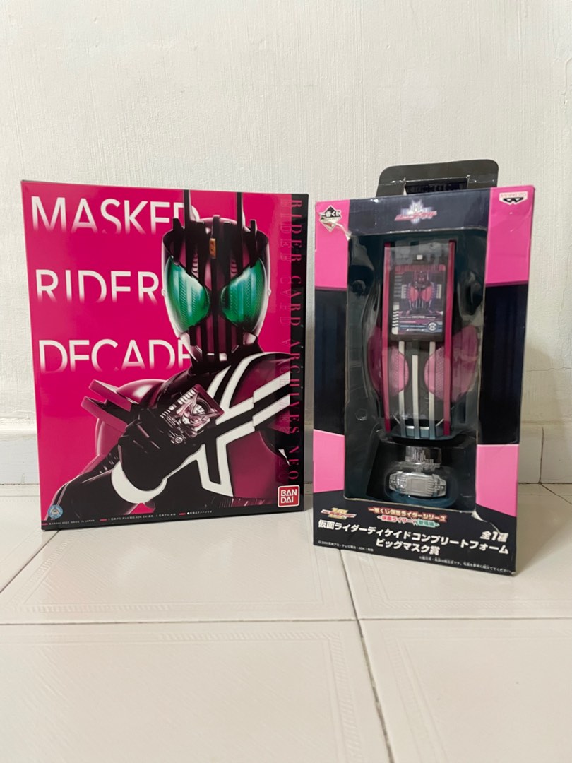 KAMEN RIDER DECADE SET (Head Bust 1/2 Size & Rider Collection Cards ...
