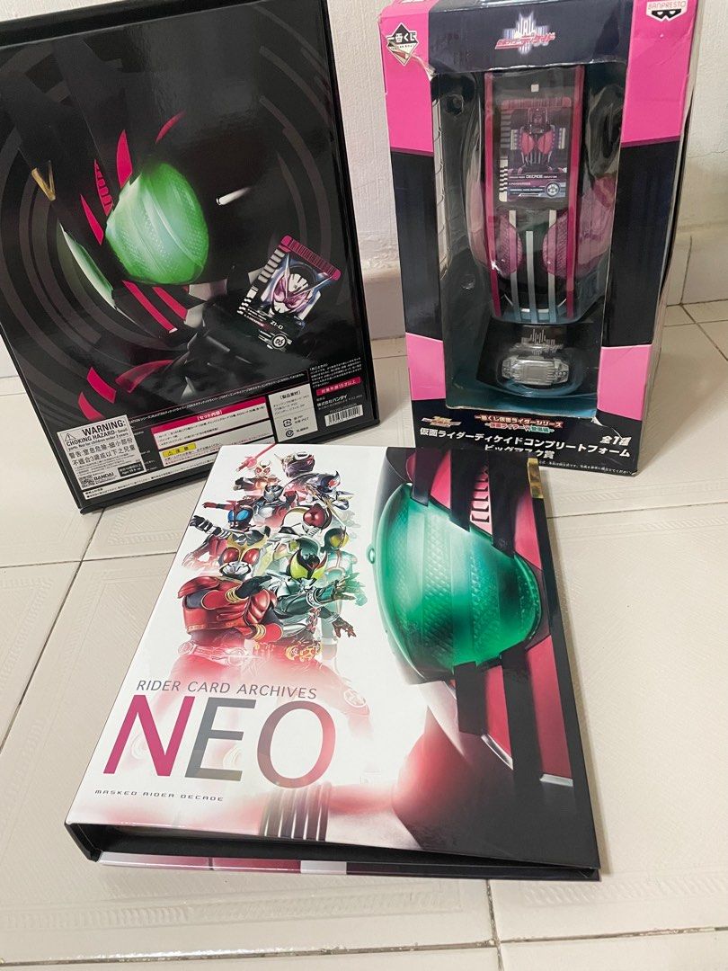 KAMEN RIDER DECADE SET (Head Bust 1/2 Size & Rider Collection Cards ...
