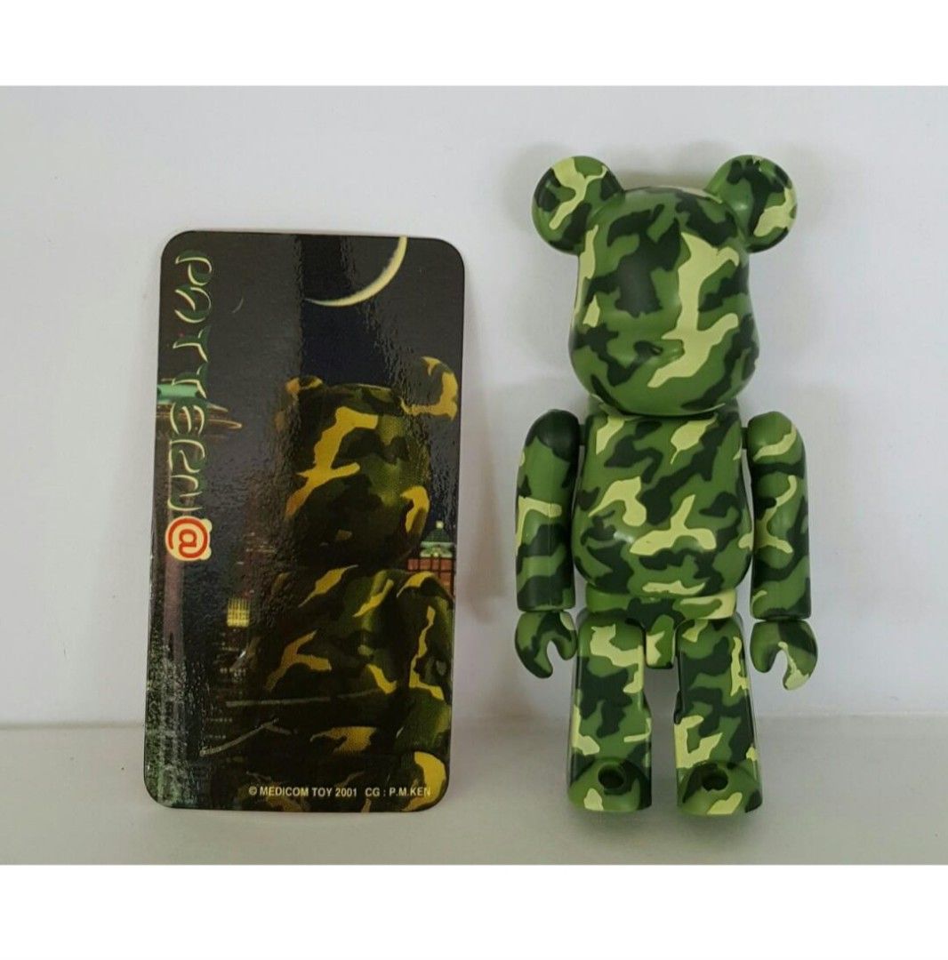 Bearbrick Kaws Camo 100% Bearbrick Series 2 Pattern, Hobbies & Toys ...